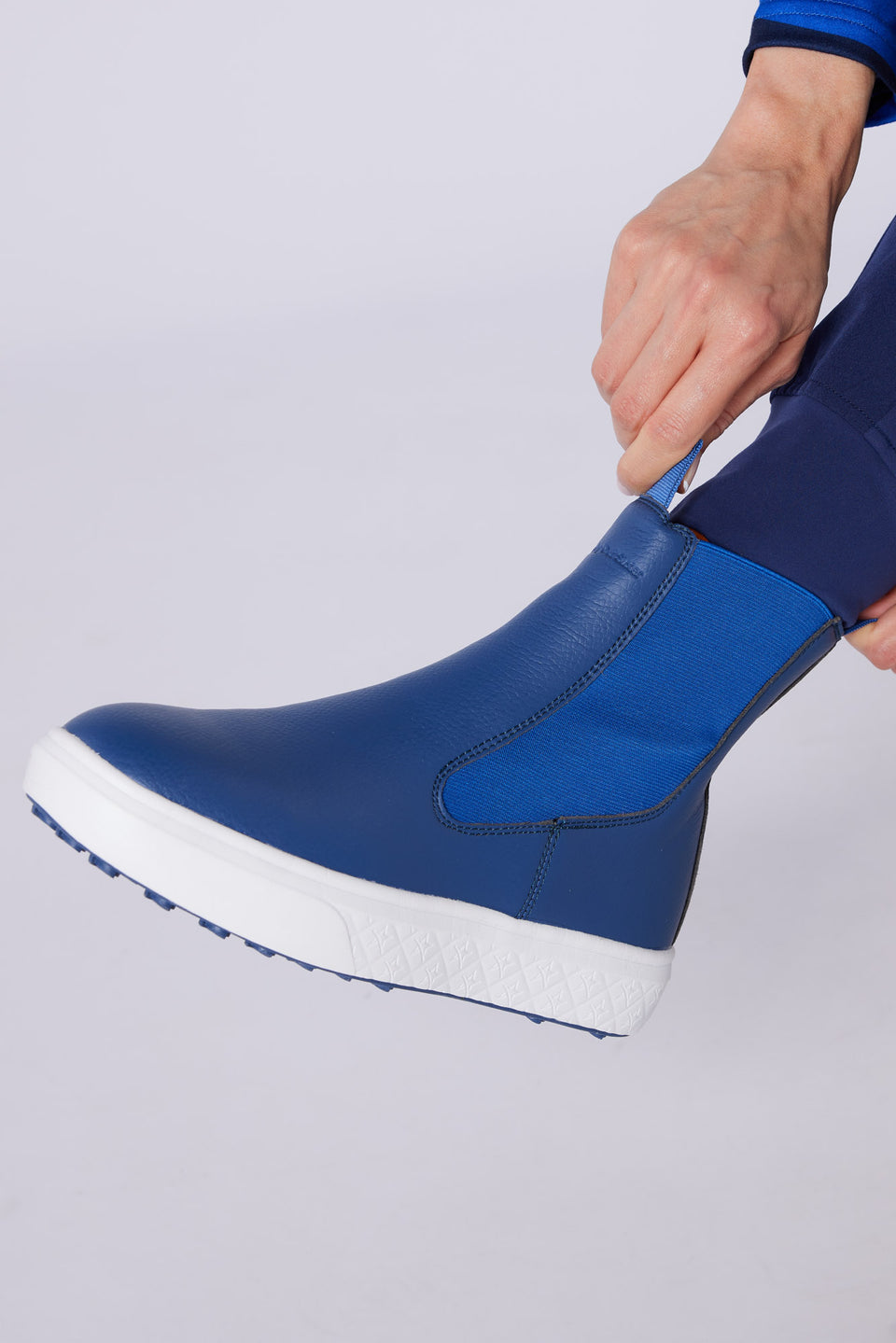 Carla Winter Boot True Navy – Swing Out Sister Golf